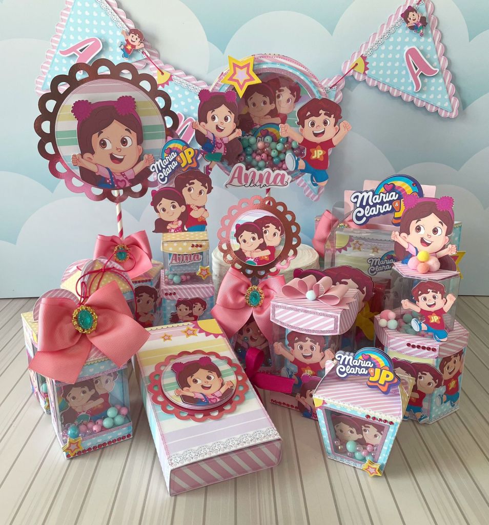 Kit Festa Maria Clara e JP 100% Arquivo Digital – Confeiteira Renata Festas