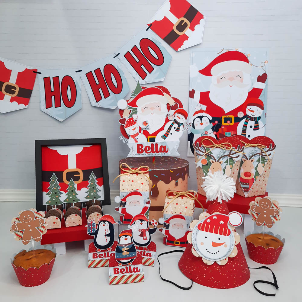 Kit Festa Natal 100% Arquivo Digital em PDF e Studio – Confeiteira ...