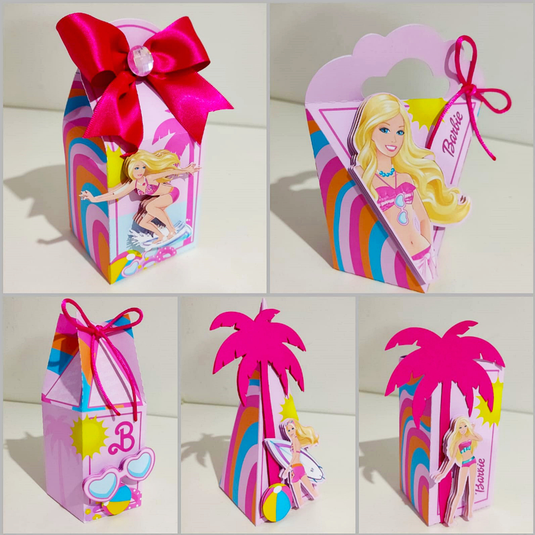 Kit Festa Barbie Pool Party Arquivo Digital em PDF e Studio ...