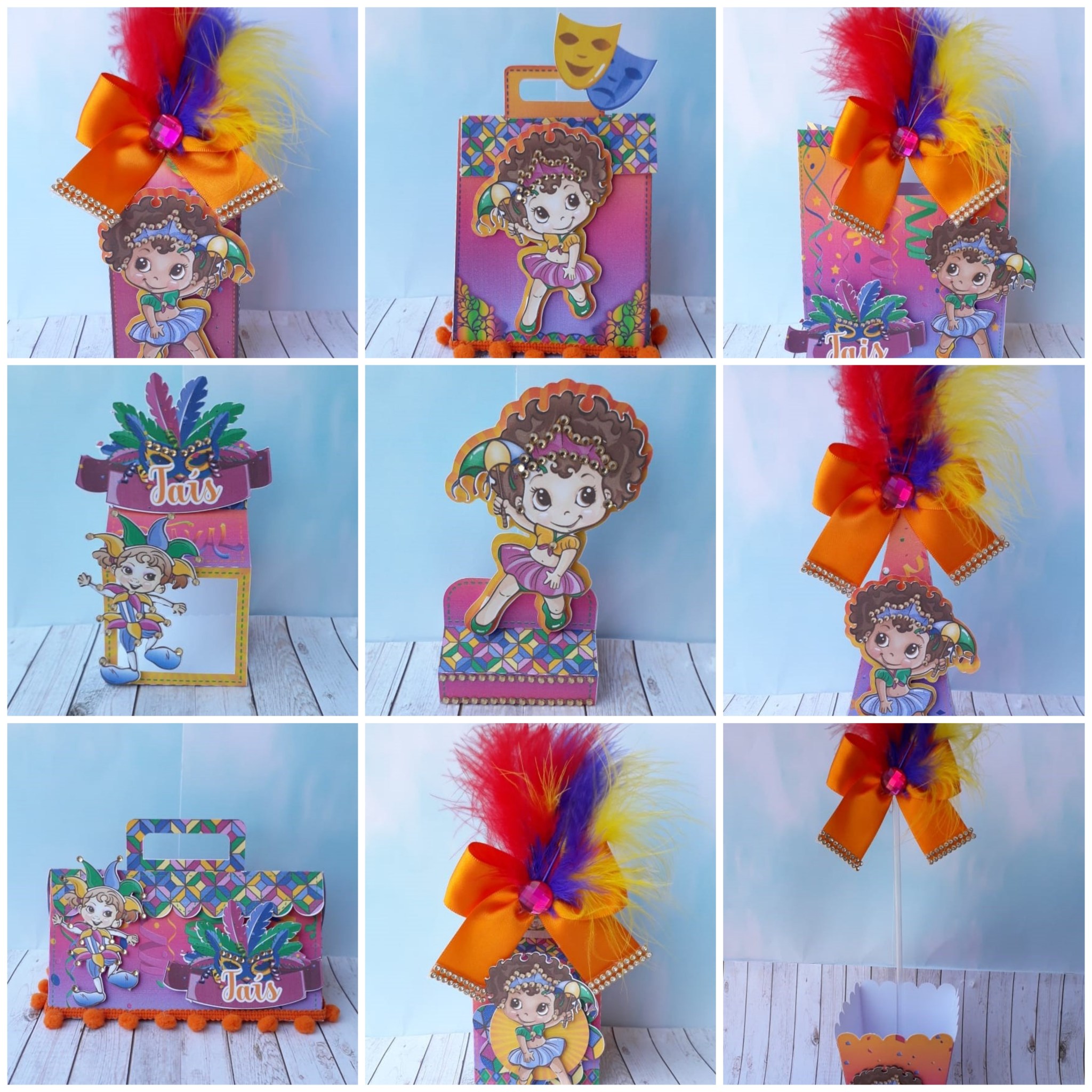 Kit Festa Carnaval Arquivo Digital em PDF e Studio – Confeiteira Renata ...