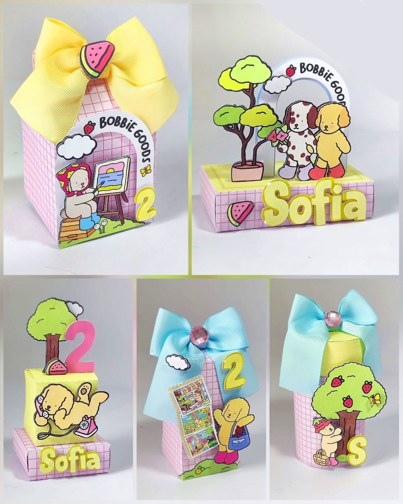 Kit Festa Bobbie Goods Arquivo Digital em Studio e PDF – Confeiteira ...